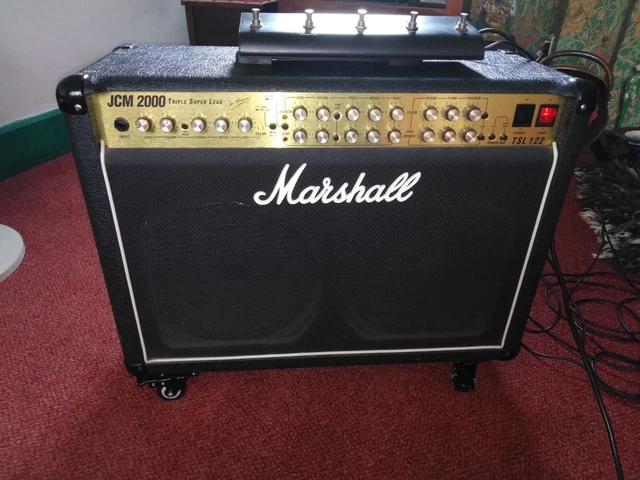MARSHALL TSL 122 COMBO - FOOTSWITCH & Dr TUBE BIAS DRIFT MOD DONE - NEW ...