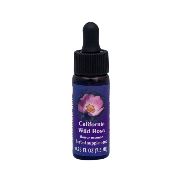 FES ORGANIC QUINTESSENTIALS Flower Essence California Wild Rose 7.5ml ...