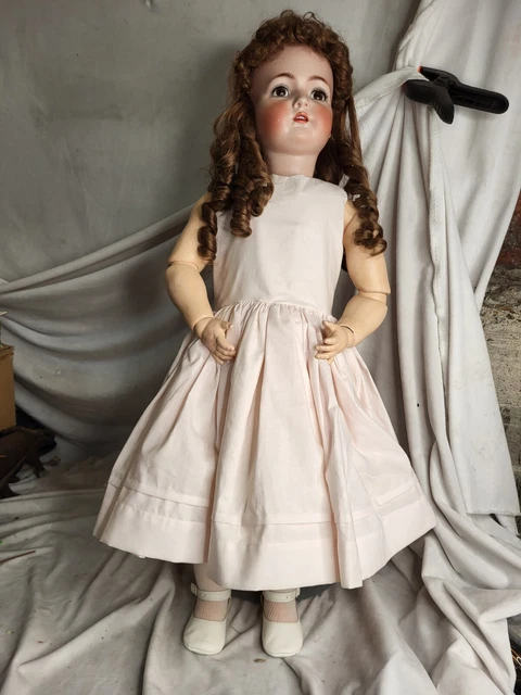 ANTIQUE SIMON & Halbig 30” K & R Star Of David Porcelain Bisque Doll ...