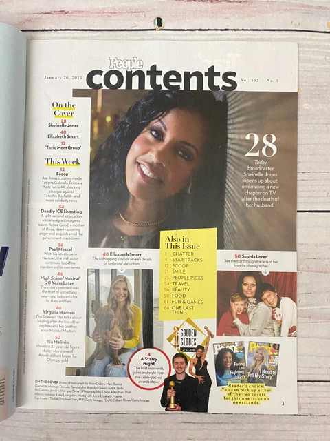 PEOPLE JANUARY 26 / 2026 Magazine Facing Loss & Fighting for Joy ...