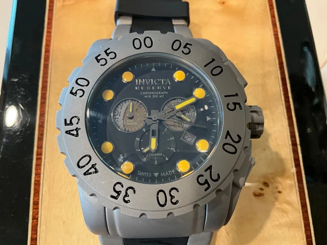 INVICTA SWISS MADE 1St Gen Leviathan Model 0799 Quartz Chronograph ...