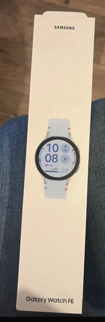 NEW SAMSUNG GALAXY Watch FE With Bixby SM-R861 silver/blue 40MM GPS. £ ...