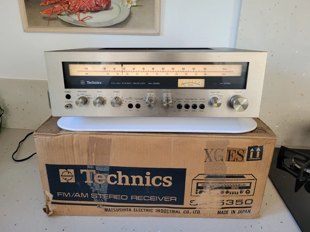 AMPLI TUNER HIFI TECHNICS SA-5350 stereo AM-FM Receiver 1977 TBE EUR ...