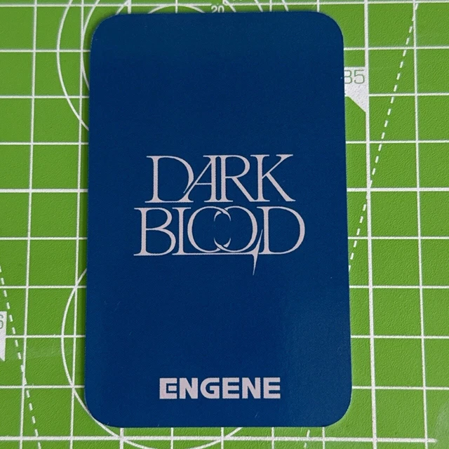 CARTE PHOTO OFFICIELLE Enhypen Sunoo sacrifice de sang noir diffusion ...