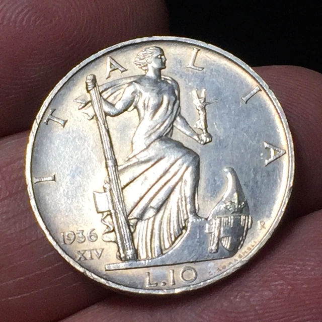 REGNO D'ITALIA 10 Lire 1936 Impero Moneta Vittorio Emanuele Iii EUR 37 ... REGNO D'ITALIA 10 Lire 1936 Impero Moneta Vittorio Emanuele Iii EUR 37 ...
