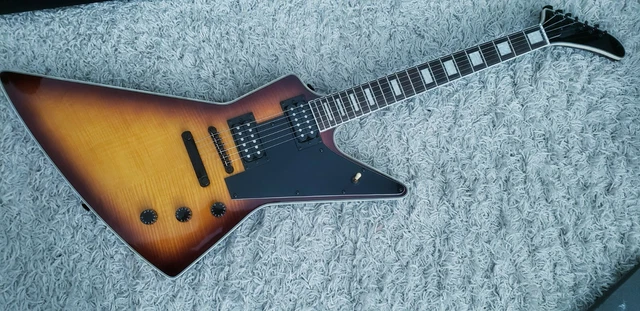 EXPLORER STYLE TRANS flame tobacco burst electric guitar $390.00 ...