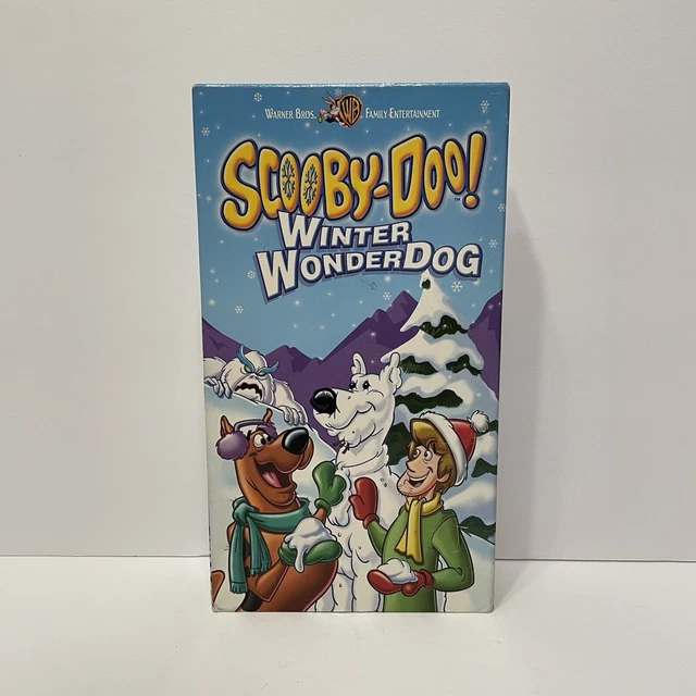 SCOOBY-DOO! WINTER WONDERDOG VHS 2002 Warner Bros. Family Entertainment ...