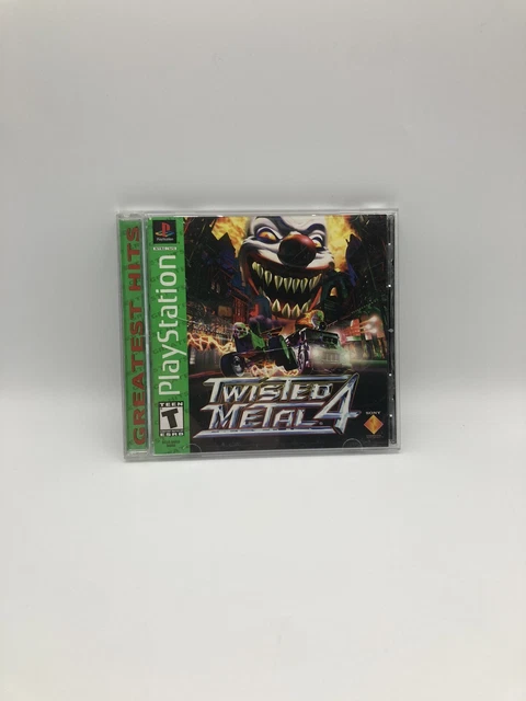 TWISTED METAL 4 (PS1 Sony PlayStation 1, 1999) CIB complet avec manuel ...