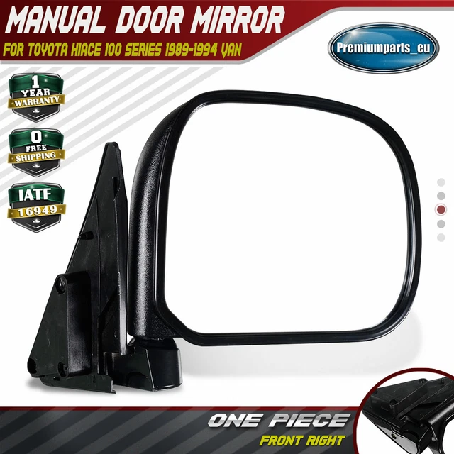 MANUAL DOOR SIDE Mirror for Toyota Hiace H100 Series Van 1989-1994 ...