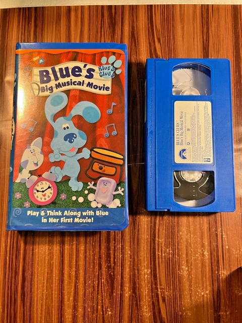BLUES CLUES BLUE'S Big Musical Movie VHS 2000 Movie Nickelodeon Nick Jr ...