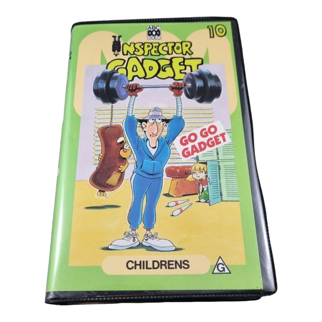 INSPECTOR GADGET 10 Go Go Gadget VHS Vintage 1987 Animated ABC Video ...