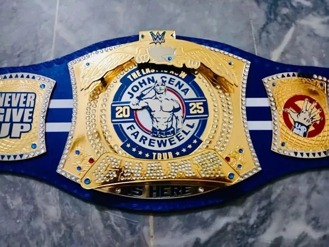 JOHN CENA FAREWELL Tour 2025 Spinner Championship Replica Title Belt ...