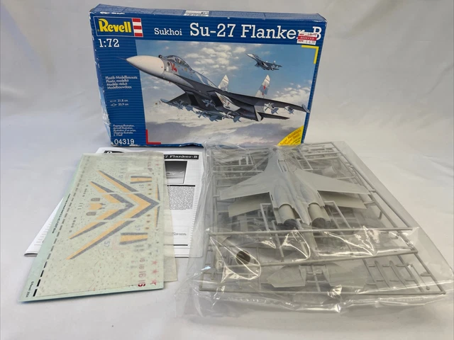 REVELL 1:72 SUKHOI Su-27 Flanker-B Fighter Model Kit #04319 Ukraine ...