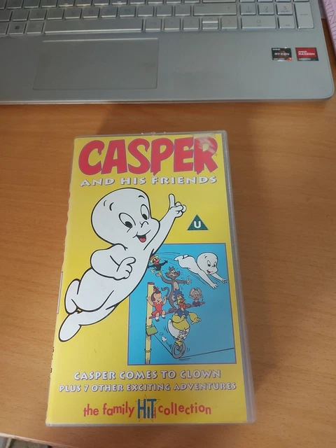 CASPER AND HIS FRIENDS CASPER COMES TO CLOWN RARE COVER VHS Video ...