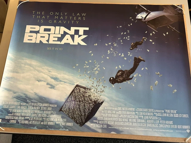 POINT BREAK REMAKE Original Cinema Quad Film Poster Uk EUR 3,50 ...