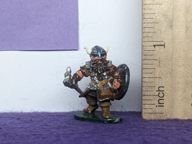 SOLDIERS & SWORDS D004 Norse Dwarf in Scale Mail Metal Miniature ...