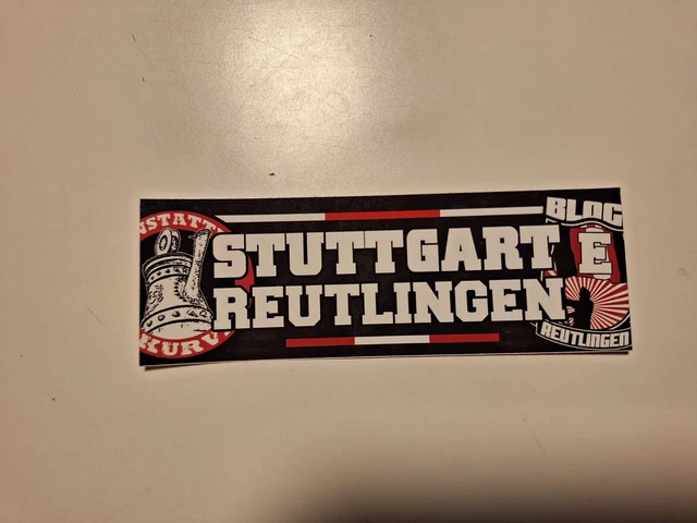 ULTRAS AUFKLEBER STUTTGART Sammlungsauflösung Fußball Sticker VfB CC97 ...