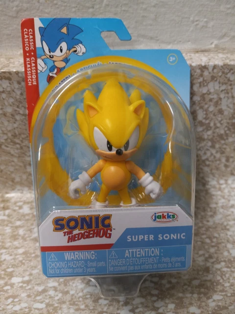 NEW JAKKS PACIFIC Sonic The Hedgehog Super Sonic 2.5" Mini Action ...