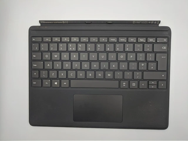 MICROSOFT SURFACE PRO 8/9/X QWERTY Keyboard - used Black model: 1905 £ ...