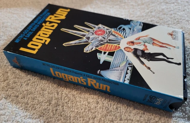 LOGAN'S RUN VHS 1991 (1976) Michael York Farrah Fawcett $14.87 ...