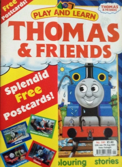 THOMAS & FRIENDS Play And Learn Magazine Tank Engine Number 41 July/Aug ...