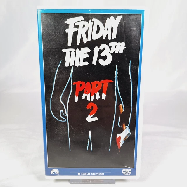 FRIDAY THE 13TH Part II (2) - VHS Video Small Box - PAL 1981 DUTCH ...