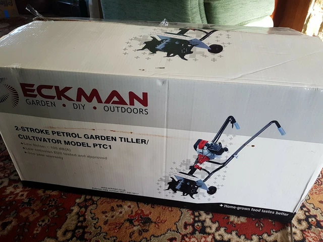 ECKMAN 2-STROKE PETROL Garden Tiller/ Cultivator Ptc1 £77.00 - PicClick UK