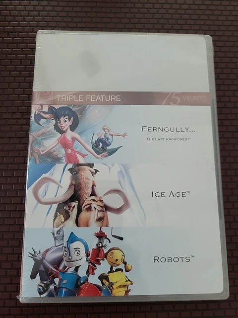ICE AGE / Robots / Ferngully - Triple Feature Dvd (1992, 2002, 2005) £7 ...
