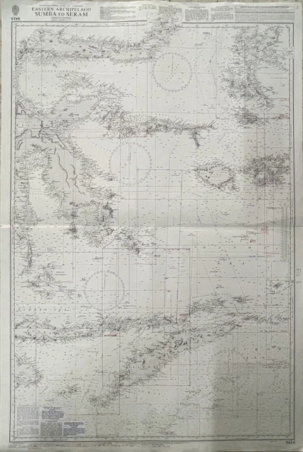 ADMIRALTY 942A EASTERN ARCHIPELAGO SUMBA TO SERAM Genius Nautical Wall ...