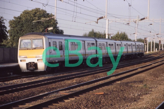 35MM RAILWAY SLIDE of Class 322 EMU 322483 @ Tamworth Copyright to ...