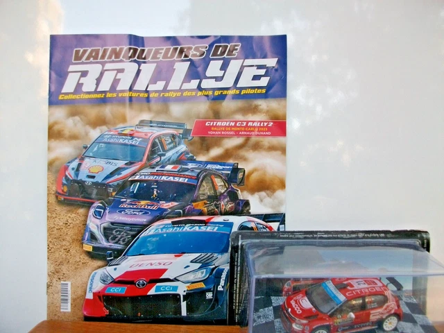COLLECTION RALLYE N°14 Citroën C3 Rally2 Rallye De Monte-Carlo 2023 ...