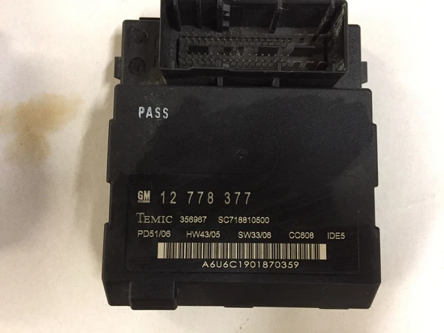 SAAB 9-3 93 1.9 Diesel 2003-2007 Bcm Modulo Controllo Carrozzeria ...