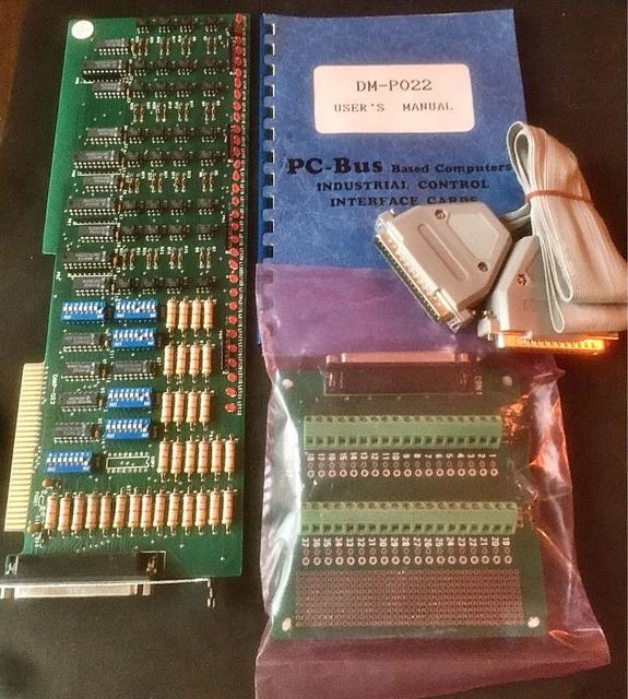 ISA-8BIT PC-BUS INTERFACE card DM-P022 is an IBM PC/XT/AT compatible ...