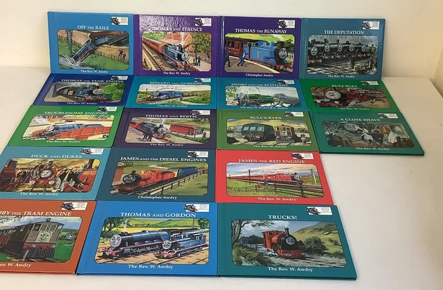 THOMAS THE TANK ENGINE BOOK CLUB Grolier 18 Hardback Book Bundle FREE P ...