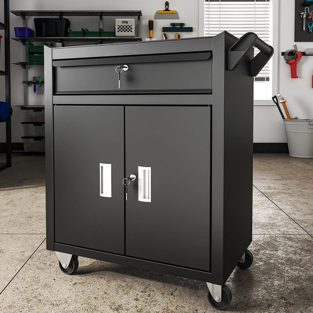 METAL FILE STORAGE Cupboard 2 Door Lockable Bookcase Filing Cabinet ...