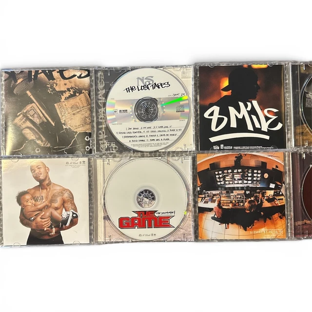 RAP CD LOT (6) Eminem Nas 50 Cent The Game Ja Rule 8 Mile – Classic Hip ...