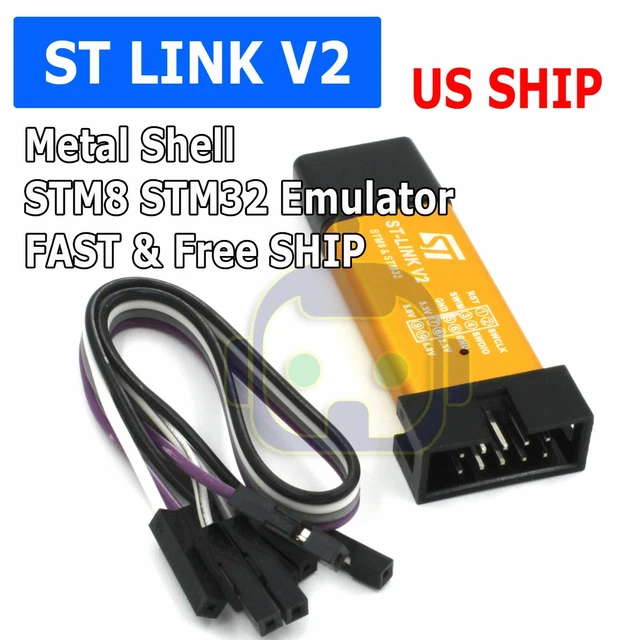 ST-LINK V2 MINI STM8 STM32 STLINK Simulator Download Programming Unit ...