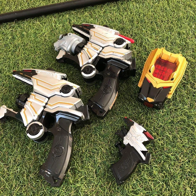 POWER RANGERS MEGA Force Goseiger DX Morpher Weapon set 3p BANDAI ...