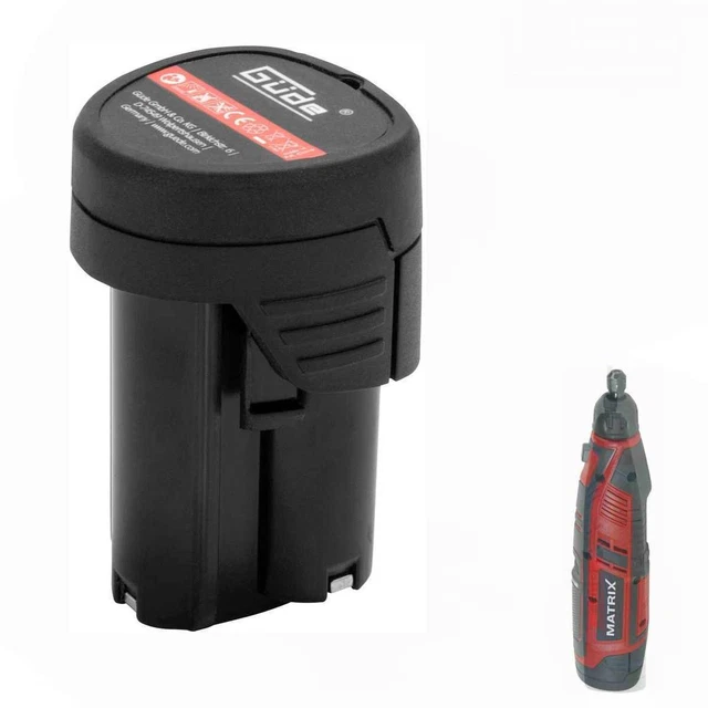 AKKU 12V 1,3 Ah für MATRIX CMG 12V Li Fräser Mini Schleifer EUR 21,46 ...