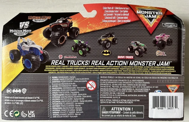 MONSTER JAM DOUBLE Monster Mutt Husky Vs Rottweiler 1:64 Trucks New ...