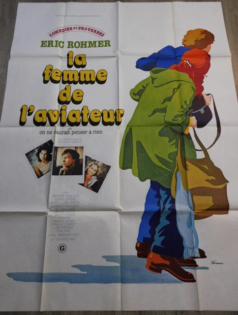LA FEMME DE l'Aviateur Affiche ORIGINALE Poster 120x160cm 47"63 1981 ...