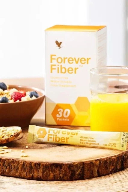 FOREVER LIVING FIBER Water Soluble Powder Gluten Free Healthy Digestion ...