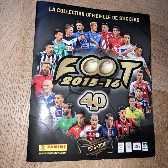 PANINI FOOT 2015-2016 Album complet - Championnat France Football 40 ...