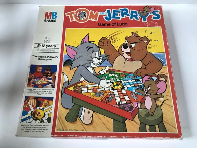 TOM AND JERRY Game Of Ludo MB Games 1978 - Complete £5.92 - PicClick UK