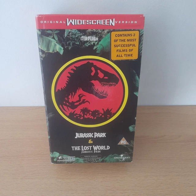VHS JURASSIC PARK & The Lost World 2 Tape Boxset Widescreen Version £7.00 - PicClick UK
