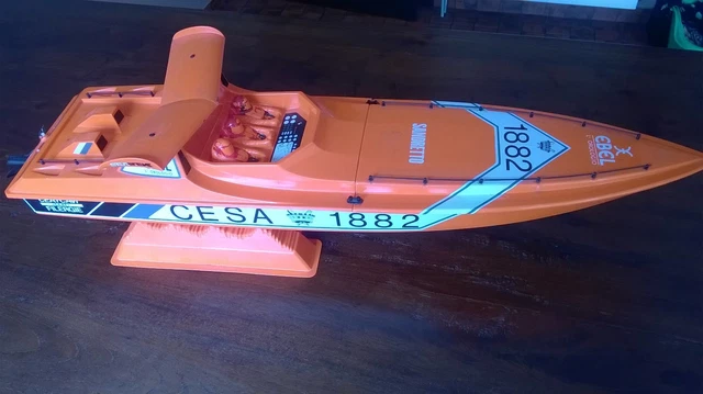 ABC HOBBY MODELL CESA 1882 Offshore Powerboat Speedboat 1988 Rarität ...