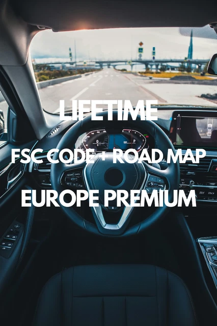 ORIGINAL BMW MAP EUROPE EAST/WEST PREMIUM 2024-2 | FSC CODE + ROAD MAP ...