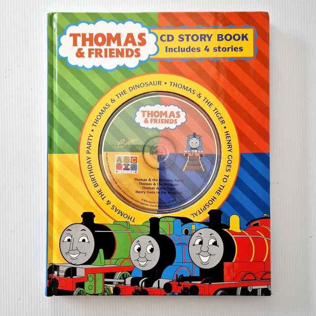 THOMAS THE TANK Engine and Friends CD Story Book Britt Allcroft ...