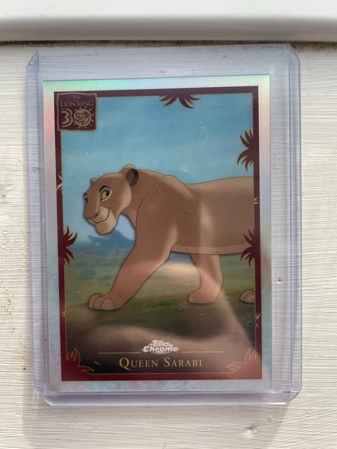 TOPPS DISNEY CHROME 2024 LK-9 Lion King 30th Anniversary Queen Sarabi — Insert. £1.00 - PicClick UK