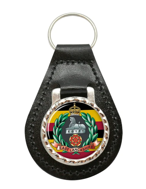 EAST LANCASHIRE REGIMENT, British Army Leather Key Fob EUR 25,28 ...